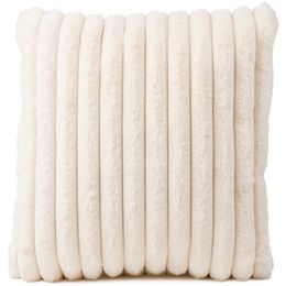 G&ouml;zze G&Ouml;ZZE Dekokissen &raquo;Vito&laquo; creme + unifarben Obermaterial: 100% Polyester. F&uuml;llung: 100% Polyester B/L: 45 cm x 45 cm