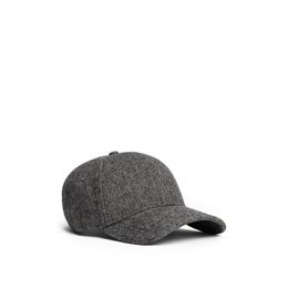 Tommy Hilfiger Baseball Cap »TH FLAG HERRINGBONE 6 PANEL CAP« mit Klemmschnalle, aus Wollmischung Grey Herringbone