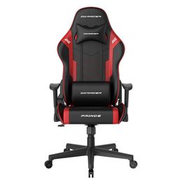 DXRacer Gaming-Stuhl »Prince Gaming Chair Regular L, PVC, schwarz rot« () schwarz-rot Empfohlene Größe: < 185 cm. Maximale Kapazität der...