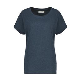 ALIFE & KICKIN Rundhalsshirt &raquo;Damen MalaikaAK A&laquo; marine melange L L Ein trendiges Basic T-Shirt f&uuml;r jeden Look - MalaikaAK A von alife and kickin