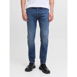 Jack & Jones JACK & JONES Skinny-fit-Jeans »JJILIAM JJORIGINAL SQ 223« Blue Denim 32 - Länge 34 Länge 34 32 Skinny-Fit-Jeans mit niedriger Leibhöhe für einen...