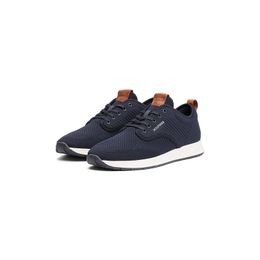 Tommy Hilfiger Sneaker »NEWPORT 3D PREMIUM KNIT«, Halbschuh, Schnürer, Freizeitschuh mit Kontrast-Logoaufnäher dunkelblau 40 40 Lässiger Schnürer...