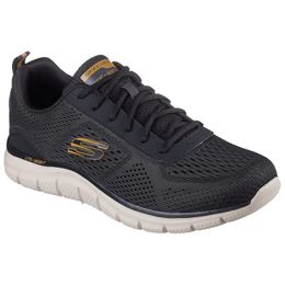 Skechers Schnürschuh »TRACK-LESHUR« Freizeitschuh, Trainingsschuh im Materialmix schwarz 44 44 Super leichte Skechers Sneaker in veganer Verarbeitung
