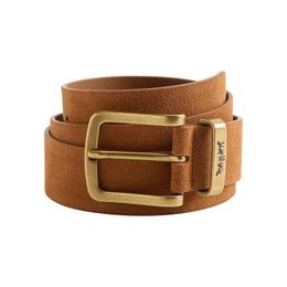 Levi's LEVI'S Ledergürtel »METAL TWO HORSE KEEPER BELT« mit Metallschließe caramel cafe