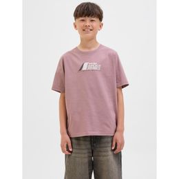 Jack & Jones Jack & Jones Junior Jungen T-Shirt &raquo;JCOTIER FRONT PRINT TEE SS CN SN JNR&laquo; lila 140