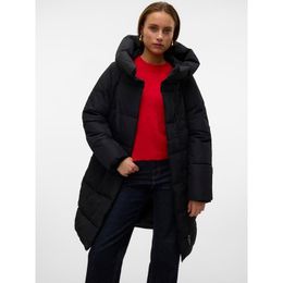 Véro Moda VERO MODA Steppmantel »VMLEONIEKATE COAT GA NOOS« mit abnehmbarem Bindegürtel Black M M Kurzer Puffercoat von Vero Moda
