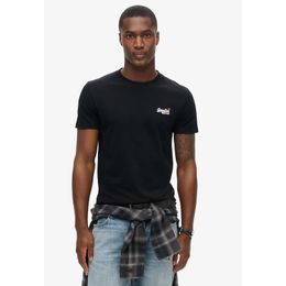 Superdry Rundhalsshirt »ESSENTIAL CONTRAST EMB TEE« Black M M Cooles Shirt von Superdry