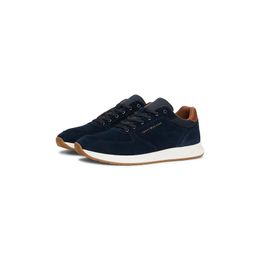Tommy Hilfiger Sneaker »PREMIUM SUEDE HYBRID«, Freizeitschuh, Halbschuh, Schnürschuh, weiche Schaftrand-Polsterung dunkelblau-braun 43 43 Schnürer...