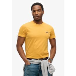 Superdry Rundhalsshirt »ESSENTIAL LOGO EMB TEE« Denim Co Ochre Brown M M Cooles Shirt von Superdry