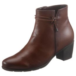 Gabor Stiefelette, Trichterabsatz, Ankleboots mit Hovercraft Luftkammer-Laufsohle cognac 44 44 Elegante Stiefelette mit Gabor Best Fitting Fitting