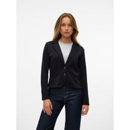 Véro Moda VERO MODA Jerseyblazer »VMEMMA LS BLAZER JRS NOOS« Einreiher Black 34 34 Modischer Kurzblazer von Vero Moda