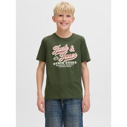 Jack & Jones JACK & JONES JUNIOR T-Shirt »JJELOGO TEE SS ONECK 2 COL AW25 NOOS JNR« Duffel Bag 152 152 T-Shirt von Jack & Jones Junior