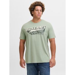 Jack & Jones PlusSize JACK & JONES PLUSSIZE T-Shirt »JJELOGO TEE SS ONECK 2 COL AW25 NOOS PLS« Iceberg Green 4XL 4XL T-Shirt von Jack & Jones Plus Size