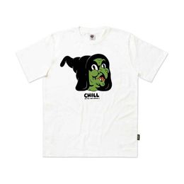 THE DUDES Chill T-Shirt wei&szlig; in S 10002001 white