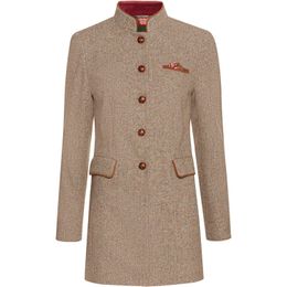 Reitmayer Fischgrat-Gehrock Braun/Beige (Gr&ouml;&szlig;e: 34)