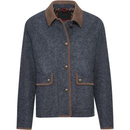 Reitmayer Jacke mit Cordkragen Blau (Gr&ouml;&szlig;e: 48)