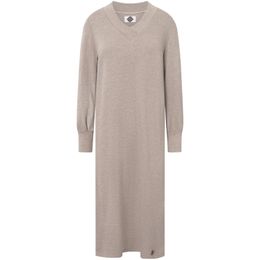 STAPF V-Midikleid Urmina Beige (Gr&ouml;&szlig;e: L)