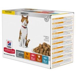 Hill's Hill's SCIENCE PLAN Sterilised Cat Adult Multipack 24x85 g