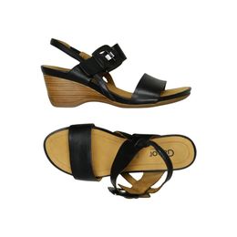 Gabor Sandalen Damen Größe 38.5 Second Hand schwarz