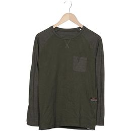 Tom Tailor Denim Langarmshirt Herren Größe M Second Hand grün