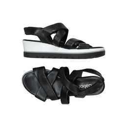 Gabor Sandalen Damen Größe 38.5 Second Hand schwarz