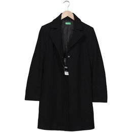 United Colors Of Benetton Mantel Damen Größe XL Second Hand schwarz