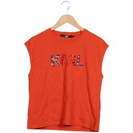 K by KARL LAGERFELD Karl Lagerfeld T-Shirt Damen Gr&ouml;&szlig;e M Second Hand orange