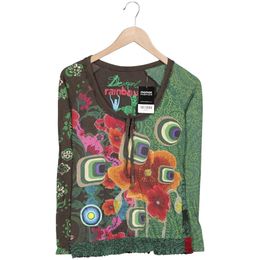 Desigual Langarmshirt Damen Gr&ouml;&szlig;e M Second Hand gr&uuml;n