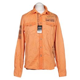 CAMP DAVID Hemd Herren Gr&ouml;&szlig;e M Second Hand orange