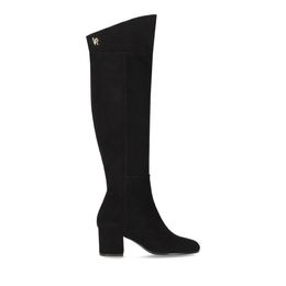 Via Roma 15 Stiefel - Vr Black Suede Heeled High Boot - Gr. 36 (EU) - in Schwarz - f&uuml;r Damen