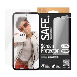 Displayschutzglas "Ultra Wide Fit Screen Protector", B:11cm H:1,5cm T:20mm, transparent, SAFE BY PANZERGLASS, Displayfolien, Displayschutzfolie,