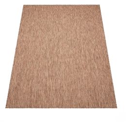 Teppich Paco Home, B:240cm H:4mm L:340cm, beige, Polypropylen, Wohnzimmer, Teppiche, "Napoli 777", Flachgewebe, meliert, In- und Outdoor geeignet,