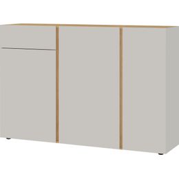 Sideboard Germania, B:152cm H:103cm T:43cm, braun, Wohnzimmer, Sideboards, "Mesa", Breite 152 cm mit Glasfronten
