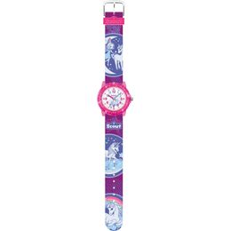 Scout Kinder Quarzuhr "Crystal", bunt, Armbanduhren, Armbanduhr, Kinderuhr, Geschenkidee, Schulanfang, Mädchen, Einhorn