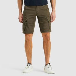 PME-Legend PME LEGEND Herren Cargoshorts "EXPEDIZER CARGO SHORTS LT WEIGHT COLORED SWEAT", grün, Gr. 42, Web, Obermaterial: 81% Baumwolle, 17% Polyester, 2%