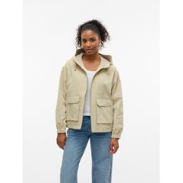 V&eacute;ro Moda VERO MODA Damen Parka "VMMARYANN SHORT PARKA", gr&uuml;n, Gr. M, unifarben, Web, Obermaterial: 100% Polyester, Jacken