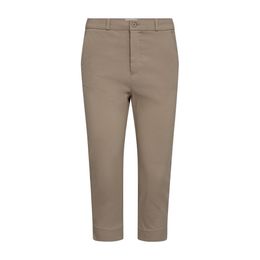 Freequent Damen Caprihose "FQSOLVEJ-CA", grau, Gr. XXL, unifarben, Web, Obermaterial: 76% Viskose, 21% Polyamid, 3% Elasthan, Hosen, Sommerhose