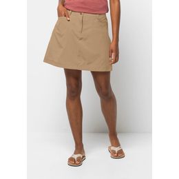 Jack Wolfskin Damen Hosenrock "SONORA SKORT", beige, Gr. 40, OBERSTOFF: 100% POLYESTER; Futter: 65% POLYESTER, 35% BAUMWOLLE, Röcke