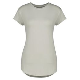 alife and kickin ALIFE & KICKIN Damen Rundhalsshirt "Damen AriAK", beige, Gr. XS, 95% Viskose, 5% Elasthan, Shirts