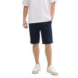 Herren Chinoshorts, blau, Gr. XXL, Tom Tailor Denim, unifarben, Obermaterial: 98% Baumwolle, 2% Elasthan. Futter: 65% Polyester, 35% Baumwolle,