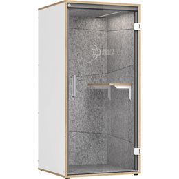 Telefonbox, LxBxH 1035 x 1000 x 2175 mm, weiß kaiserkraft