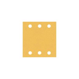 Bosch EXPERT C470 Schleifpapier mit 6 L&ouml;cher f&uuml;r Schwingschleifer 115 x 107mm G 120 10-tlg. f&uuml;r Exzenterschleifer (2608900893)