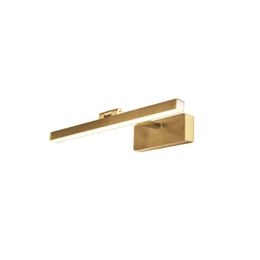 Licht-Erlebnisse Wandlampe EEK G (B)39 x (H)6 cm in Messing | Gr.: onesize