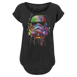 F4NT4STIC Long Cut T-Shirt Star Wars Stormtrooper in schwarz | Gr.: XS