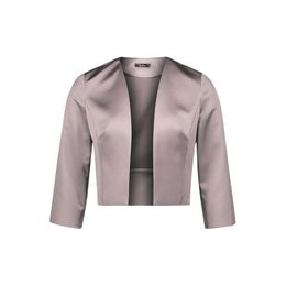 Vera Mont Bolero-Jacke mit Kellerfalten in Grau | Gr.: 46
