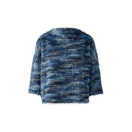 Oui Sweatshirt in lt blue black | Gr.: 42