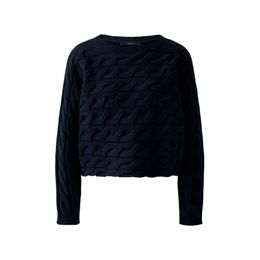 Oui Pullover SIRAH in darkblue | Gr.: 42