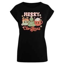 F4NT4STIC T-Shirt Merry Weihnachten Cozy And Cute in schwarz | Gr.: 3XL