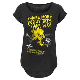 F4NT4STIC T-Shirt Looney Tunes Tweety Pie More Puddy Tats in schwarz | Gr.: L