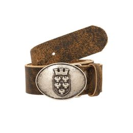 Manid Lederwaren G&uuml;rtel 9040-11-19-GE-182-52 in dunkelbraun | Gr.: 100